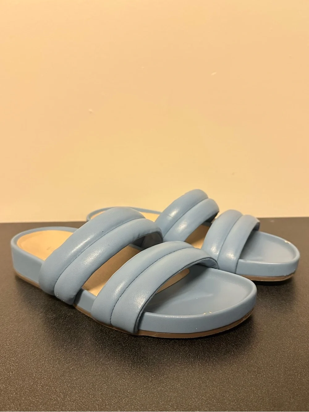 Vionic | Shoes | Vionic Mayla Slipon Comfort Sandals Size 9 Blue Shadow ...